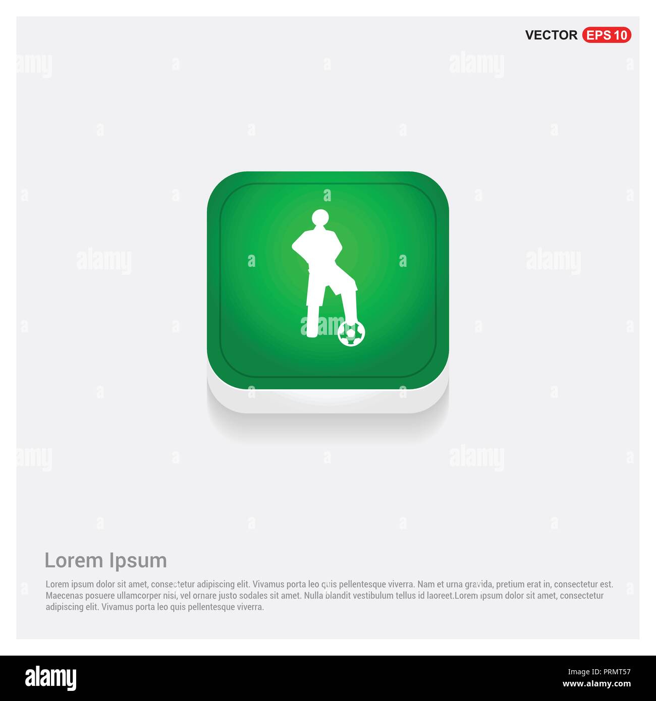 Football Player Icon Stock Vector Image & Art - Alamy