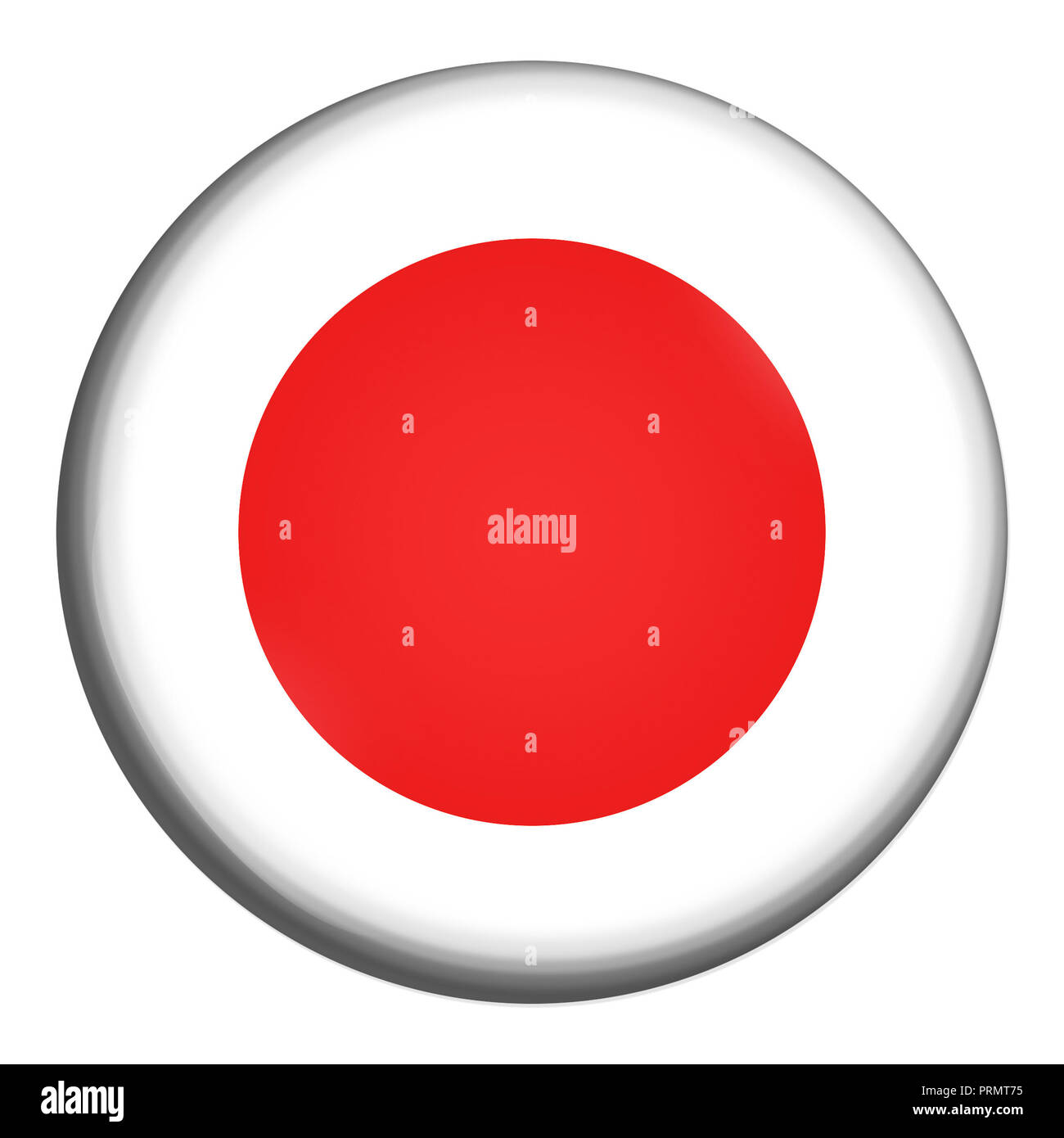 circle icon, flag of Japan isolated on white background Stock Photo - Alamy