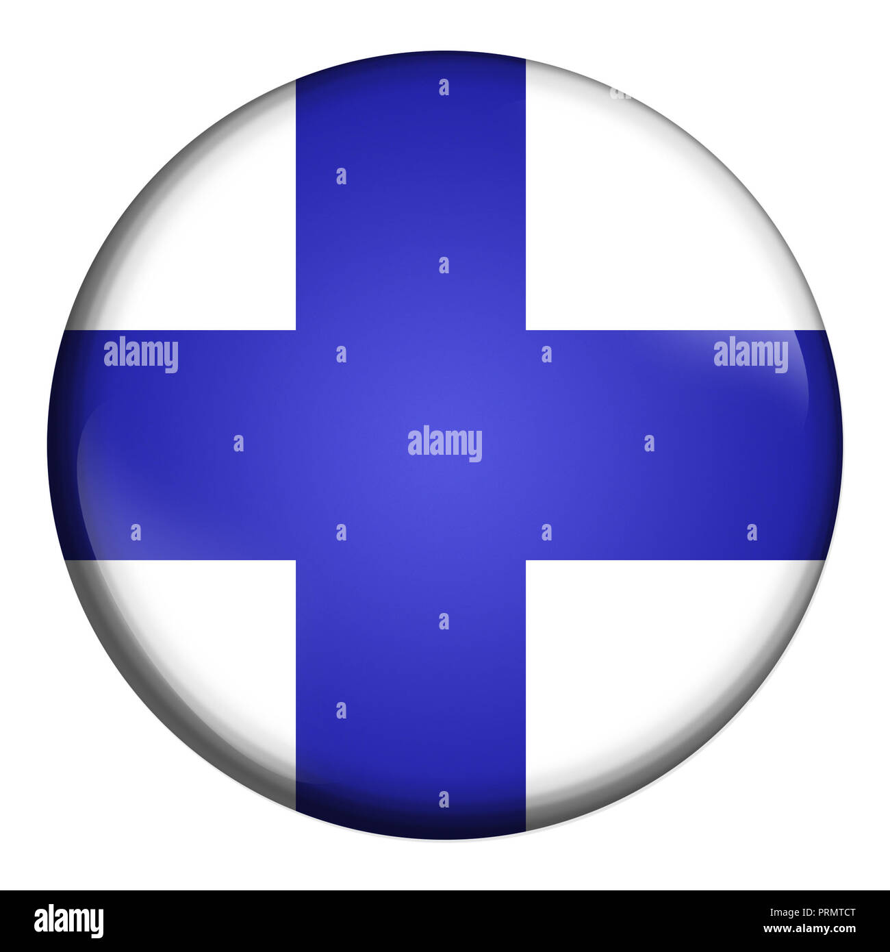 circle icon, flag of Finland isolated on white background Stock Photo ...