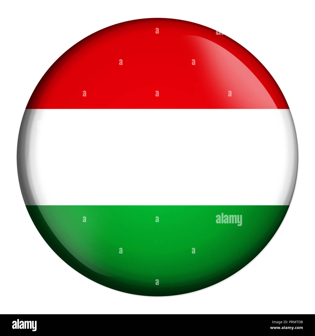 circle icon, flag of Hungary isolated on white background Stock Photo ...