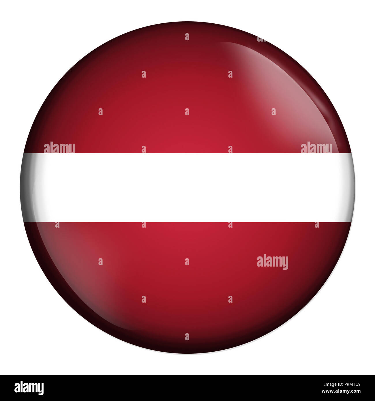 circle icon, flag of Latvia isolated on white background Stock Photo ...