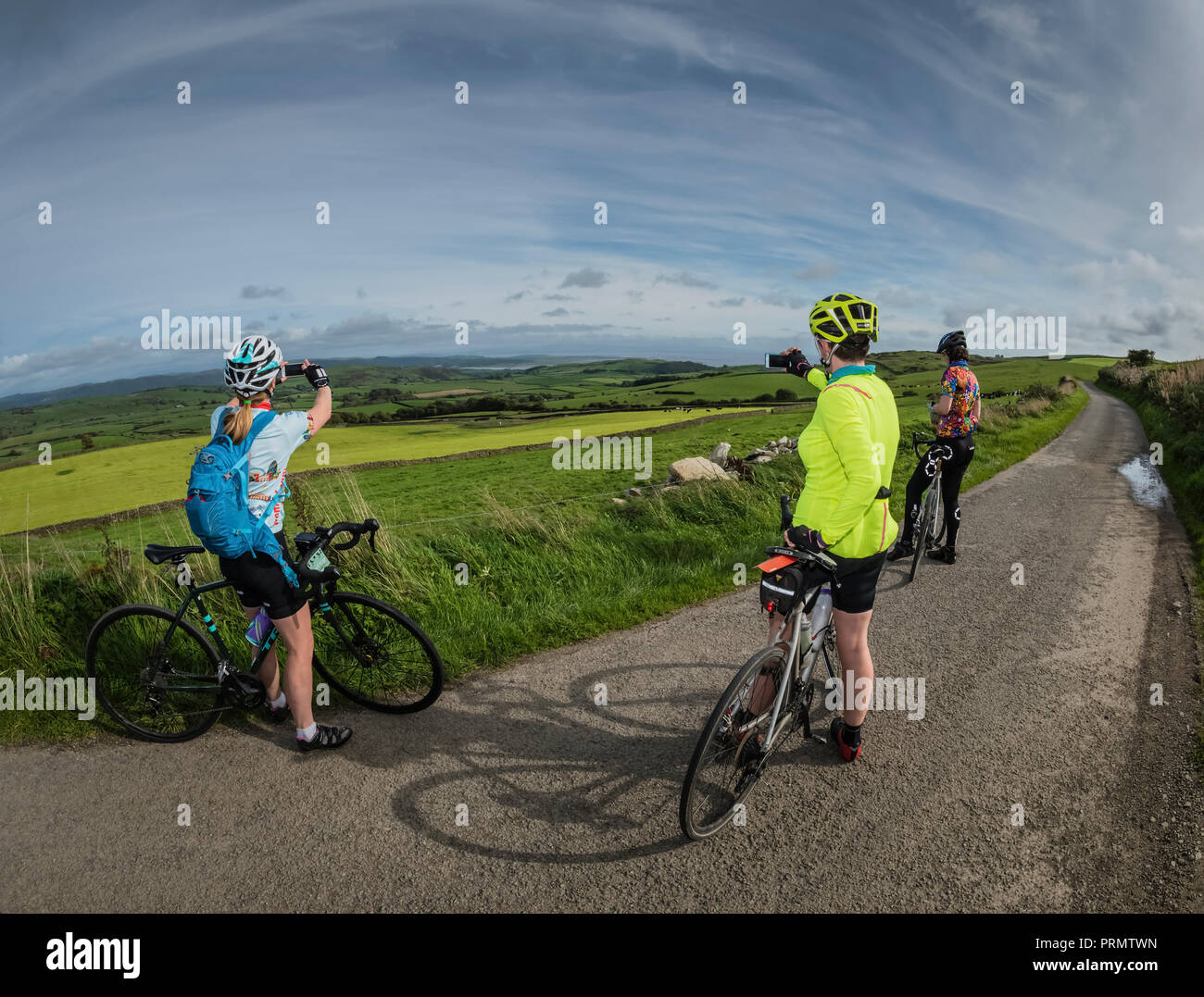 Women taking part in the Ladies of the Lake cycling sportive based in ...