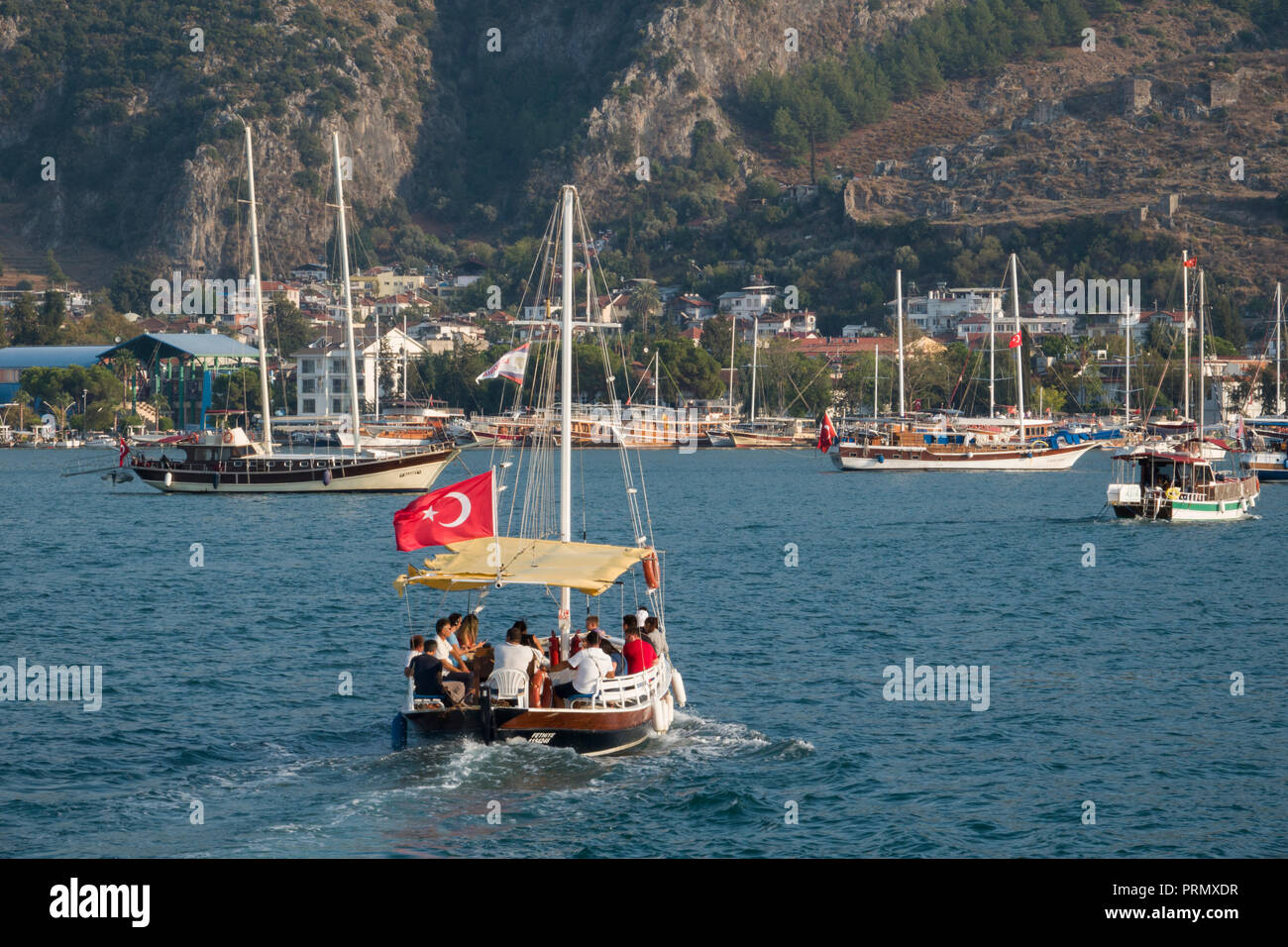 Turkish day trip boats hi-res stock photography and images - Alamy