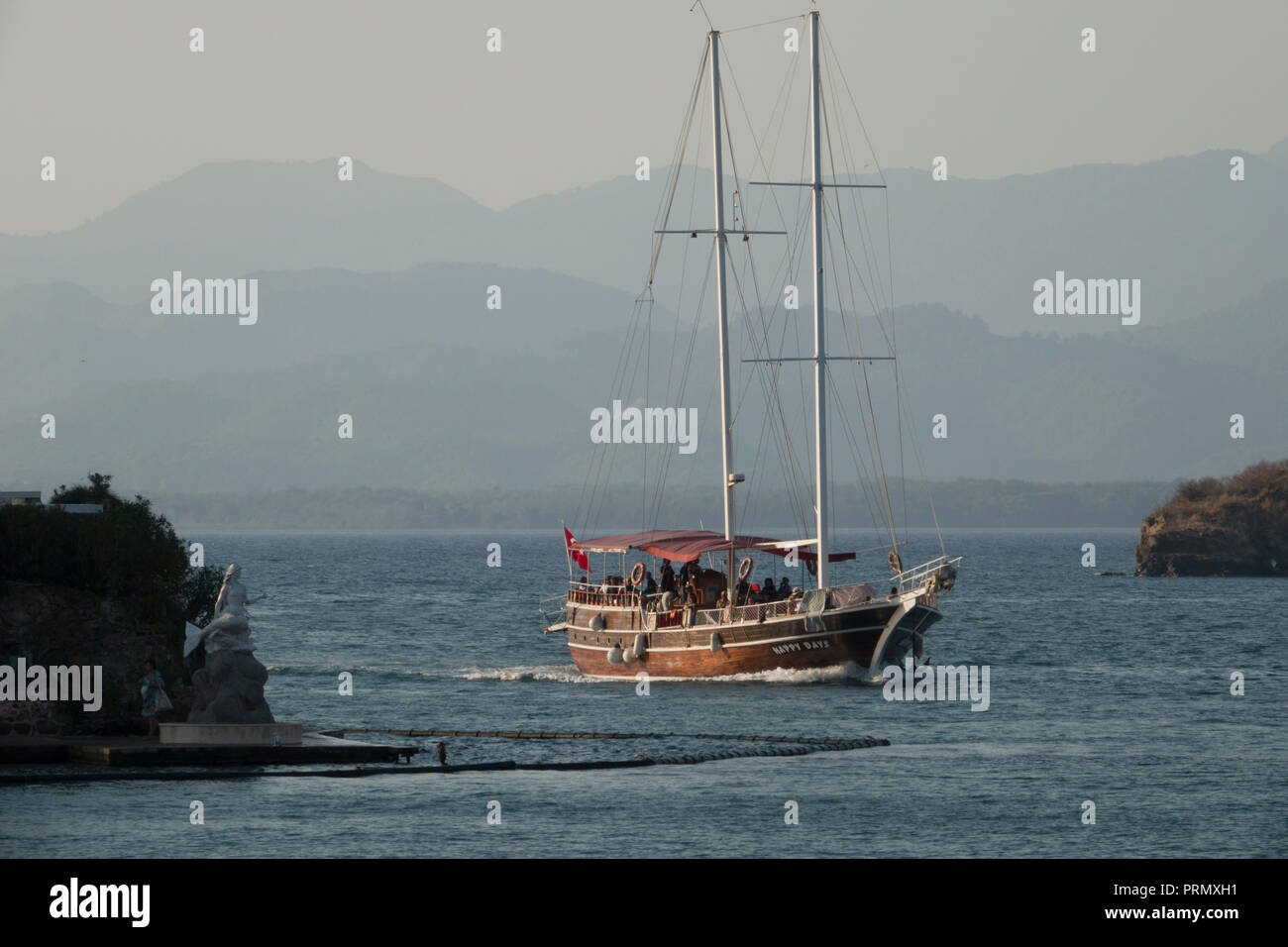 Turkish day trip boats hi-res stock photography and images - Alamy