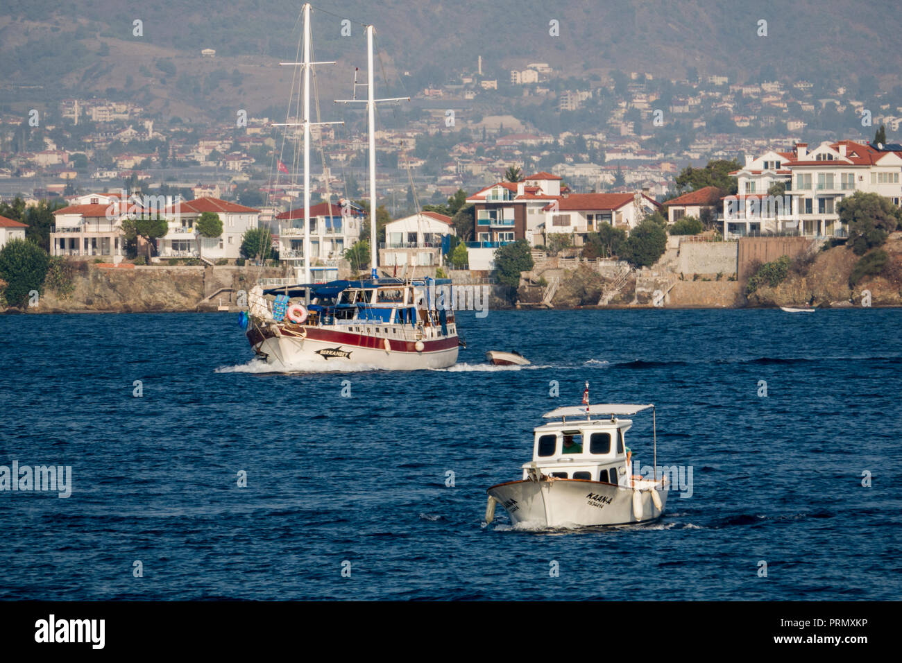 Turkish day trip boats hi-res stock photography and images - Alamy