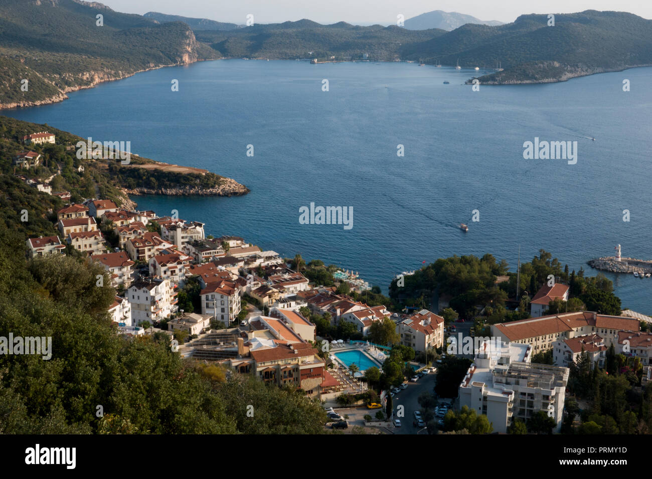Coastal town of Kas, Turkey Stock Photo - Alamy
