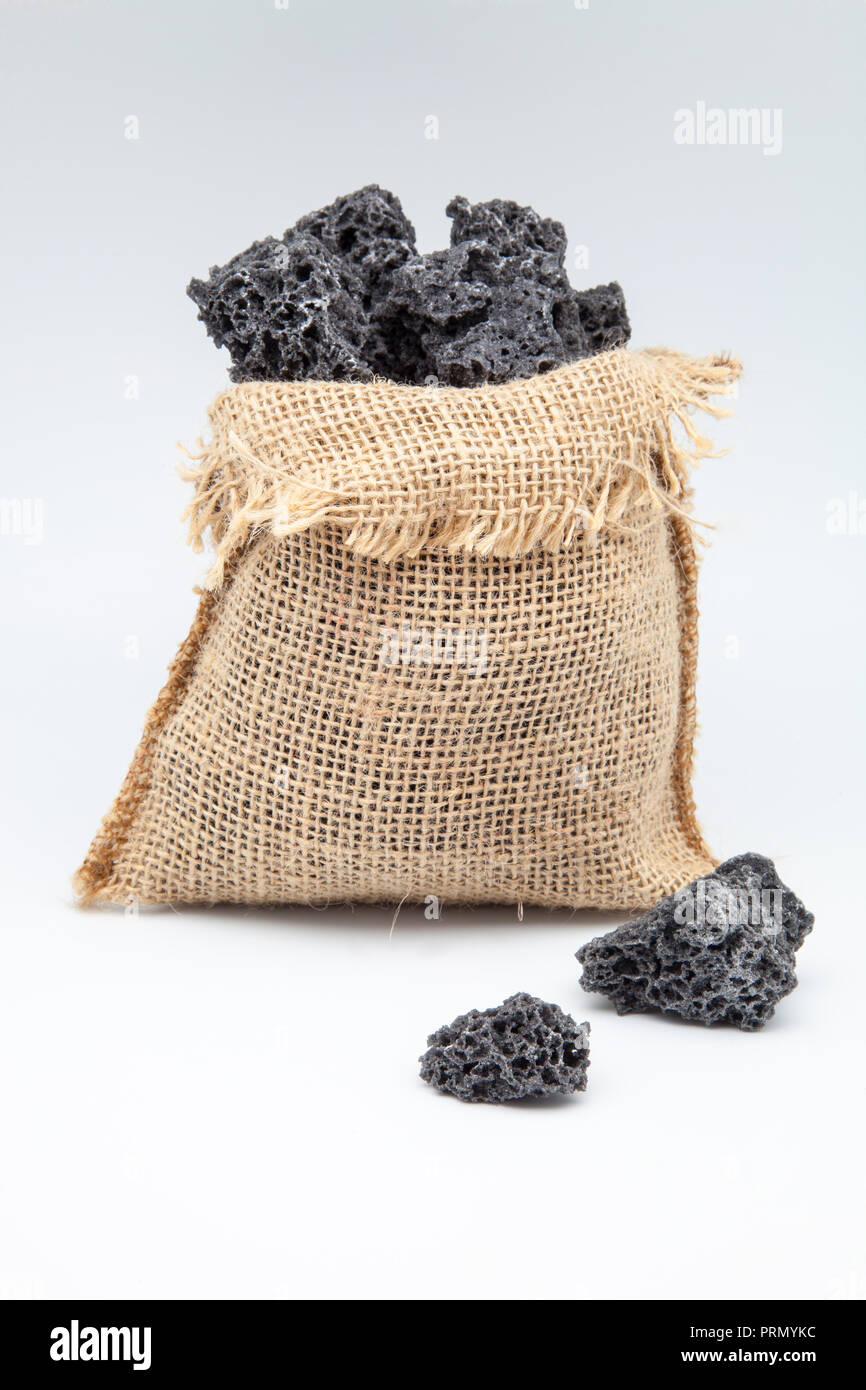 Sweet coal in a string bag hi-res stock photography and images - Alamy