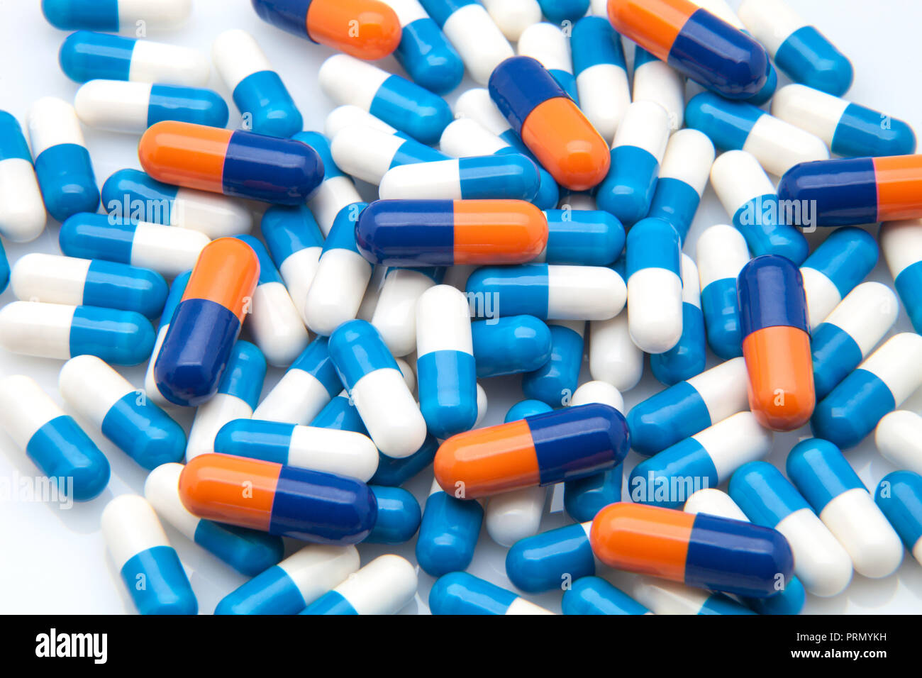 capsules medical colors for health Stock Photo - Alamy