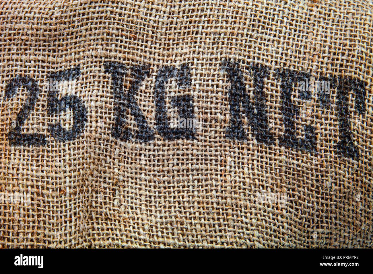 linen of 25 kg sack Stock Photo - Alamy