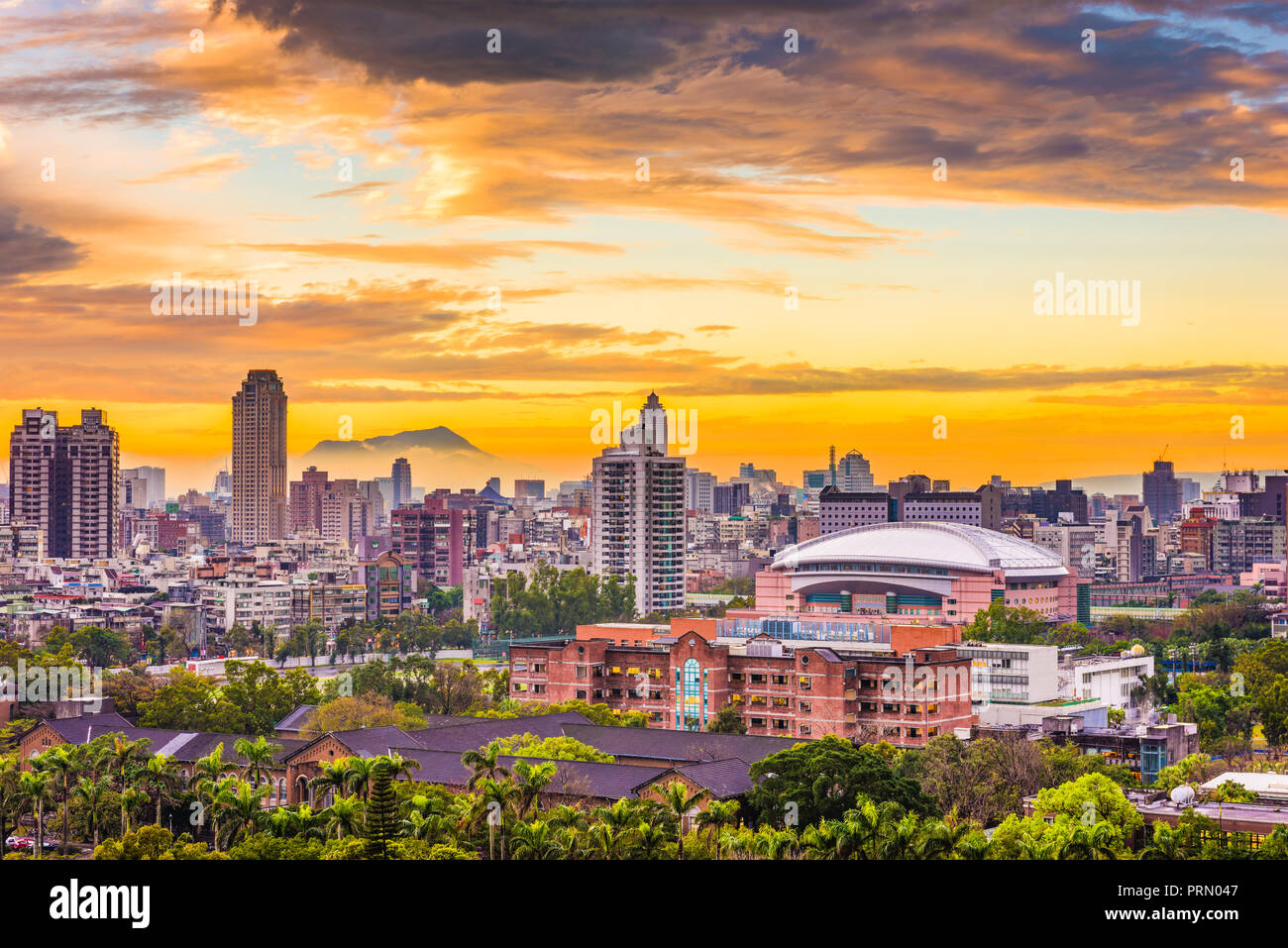 Taipei City, Taiwan urban cityscape after sunset Stock Photo - Alamy