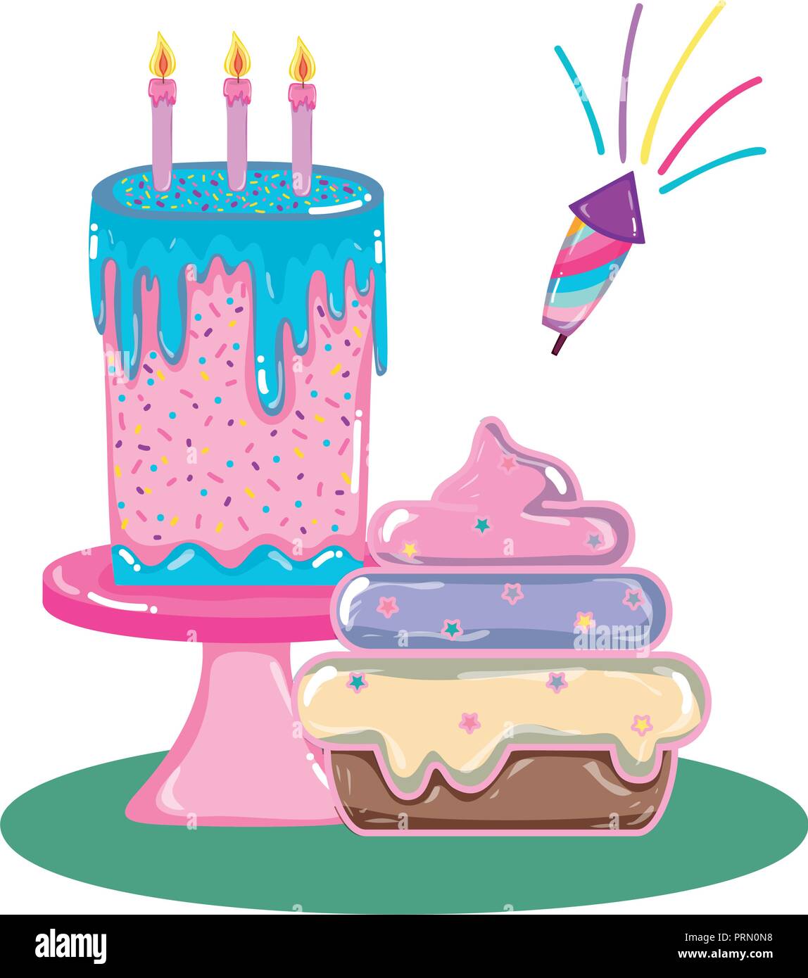 Happy birthday cartoons Stock Vector Image & Art - Alamy