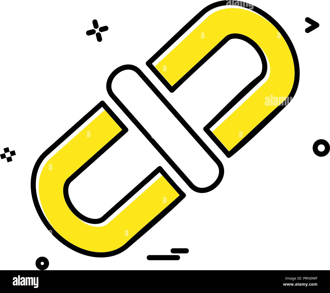 Linked icon design vector Stock Vector Image & Art - Alamy