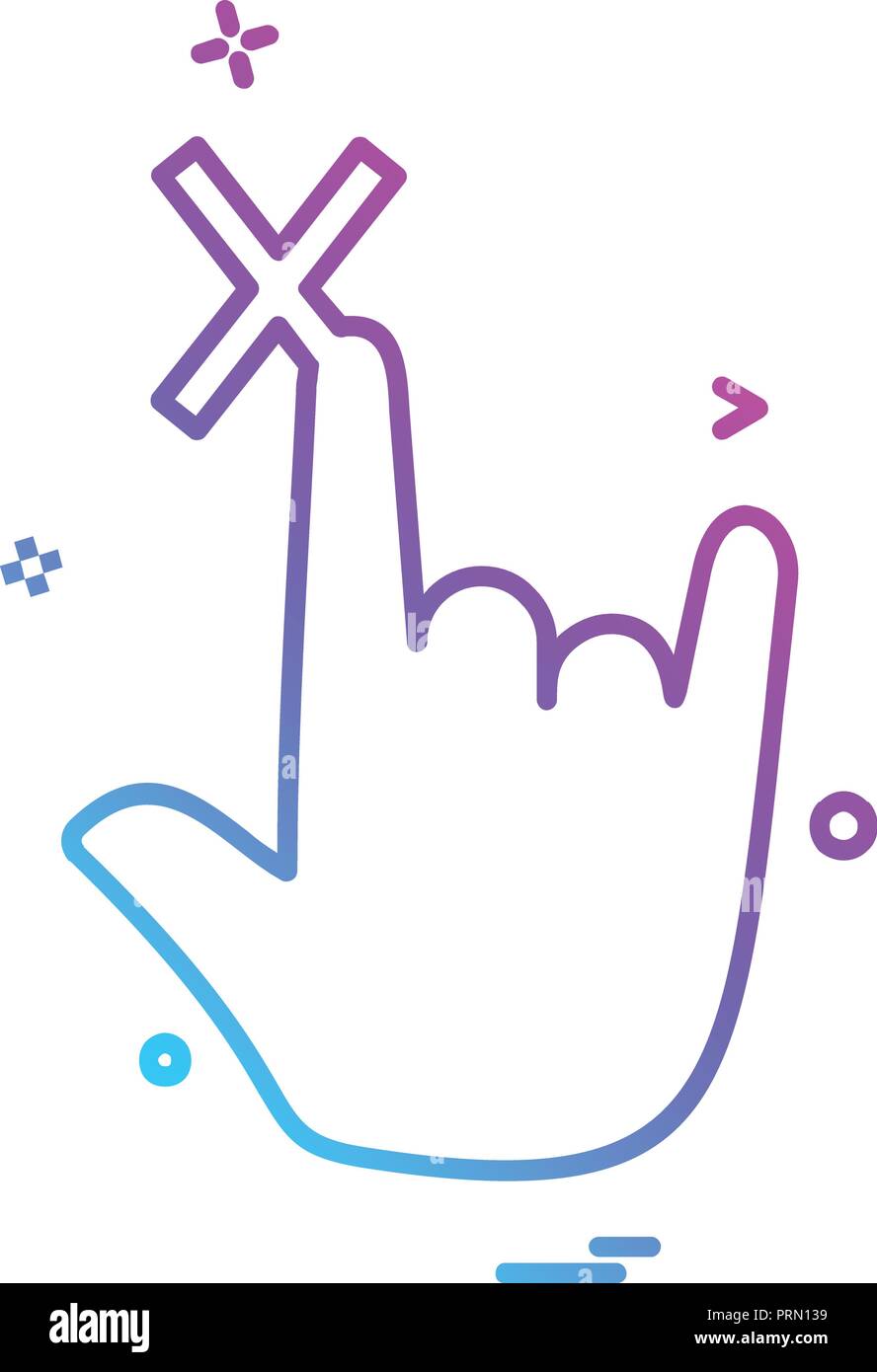 Hands icon design vector Stock Vector Image & Art - Alamy