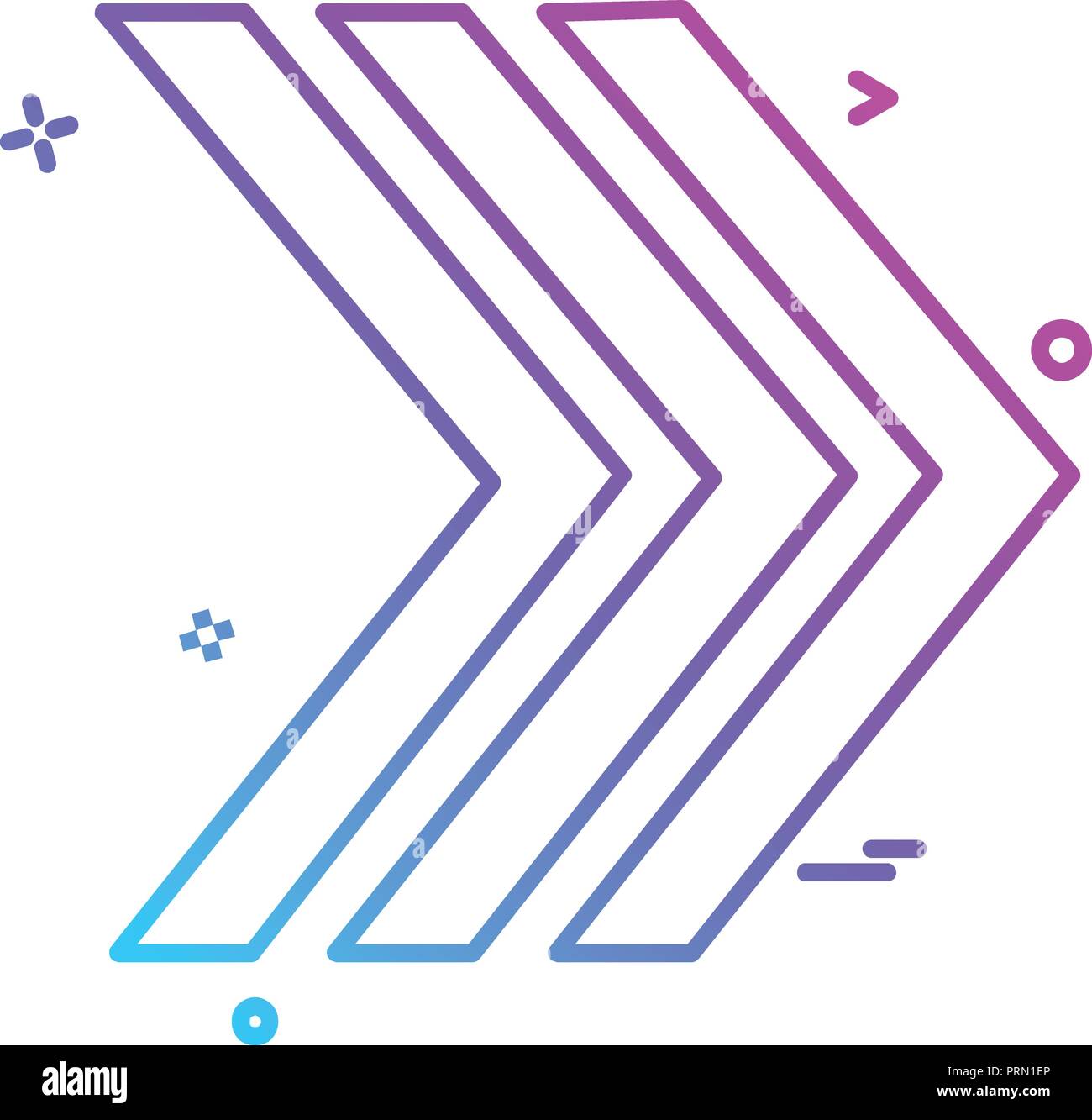 Arrows icon design vector Stock Vector Image & Art - Alamy