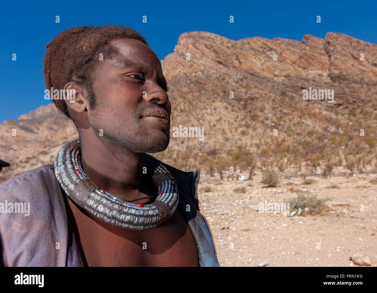 Himba man angola hi-res stock photography and images - Alamy