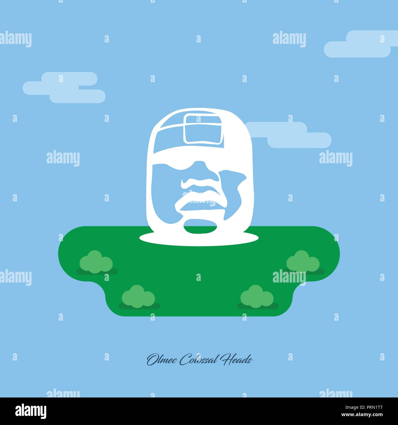 World Famous monuments and landmarks design with light blue background ...