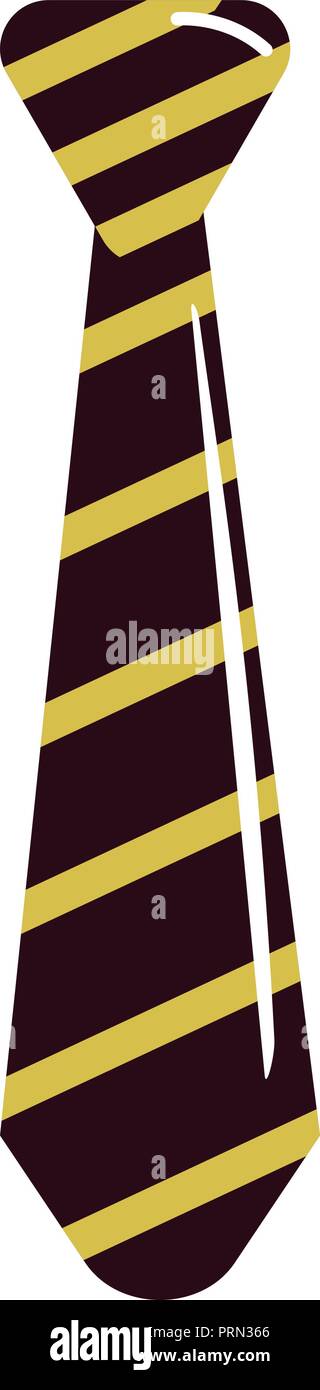 Tie striped isolated Stock Vector Image & Art - Alamy