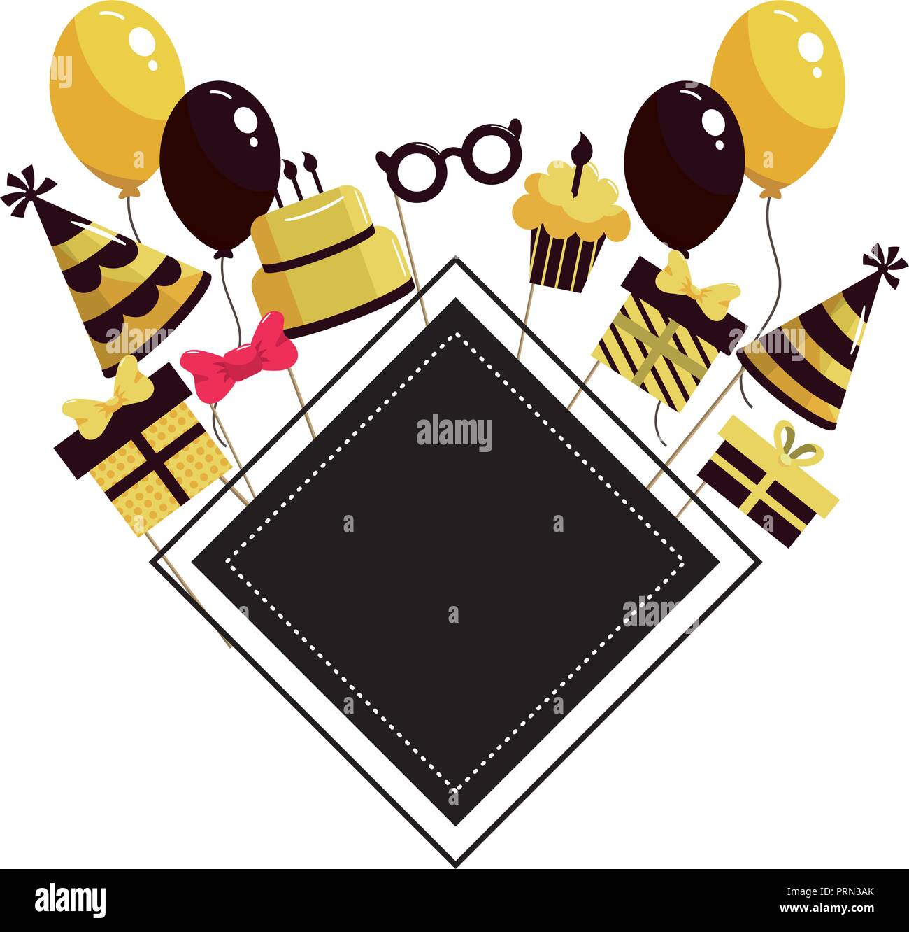 Happy birthday frame Stock Vector Image & Art - Alamy