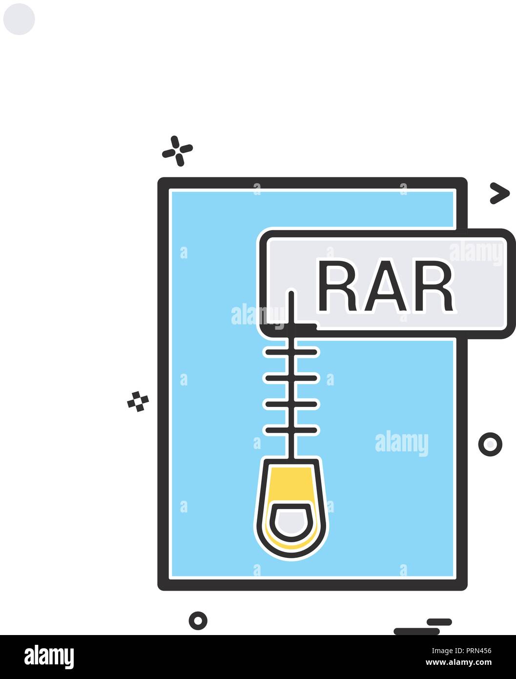 Rar File Format Icon Vector Design Stock Vector Image And Art Alamy
