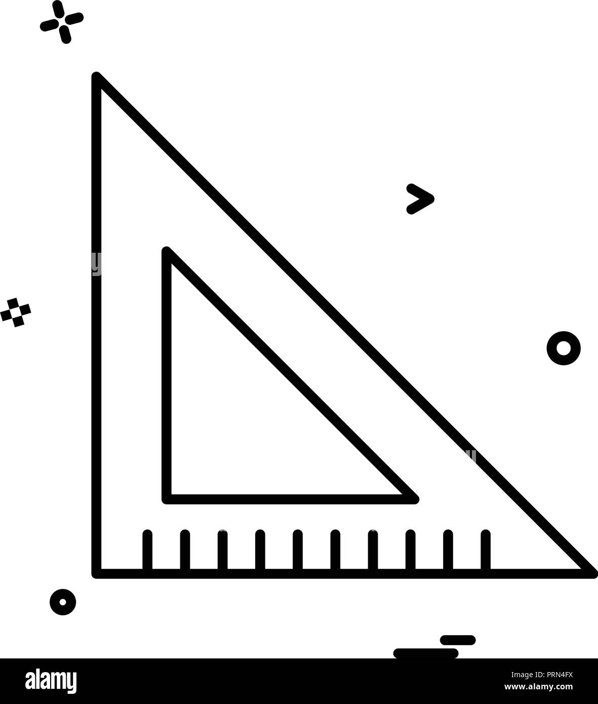 scale triangle icon vector design Stock Vector Image & Art - Alamy