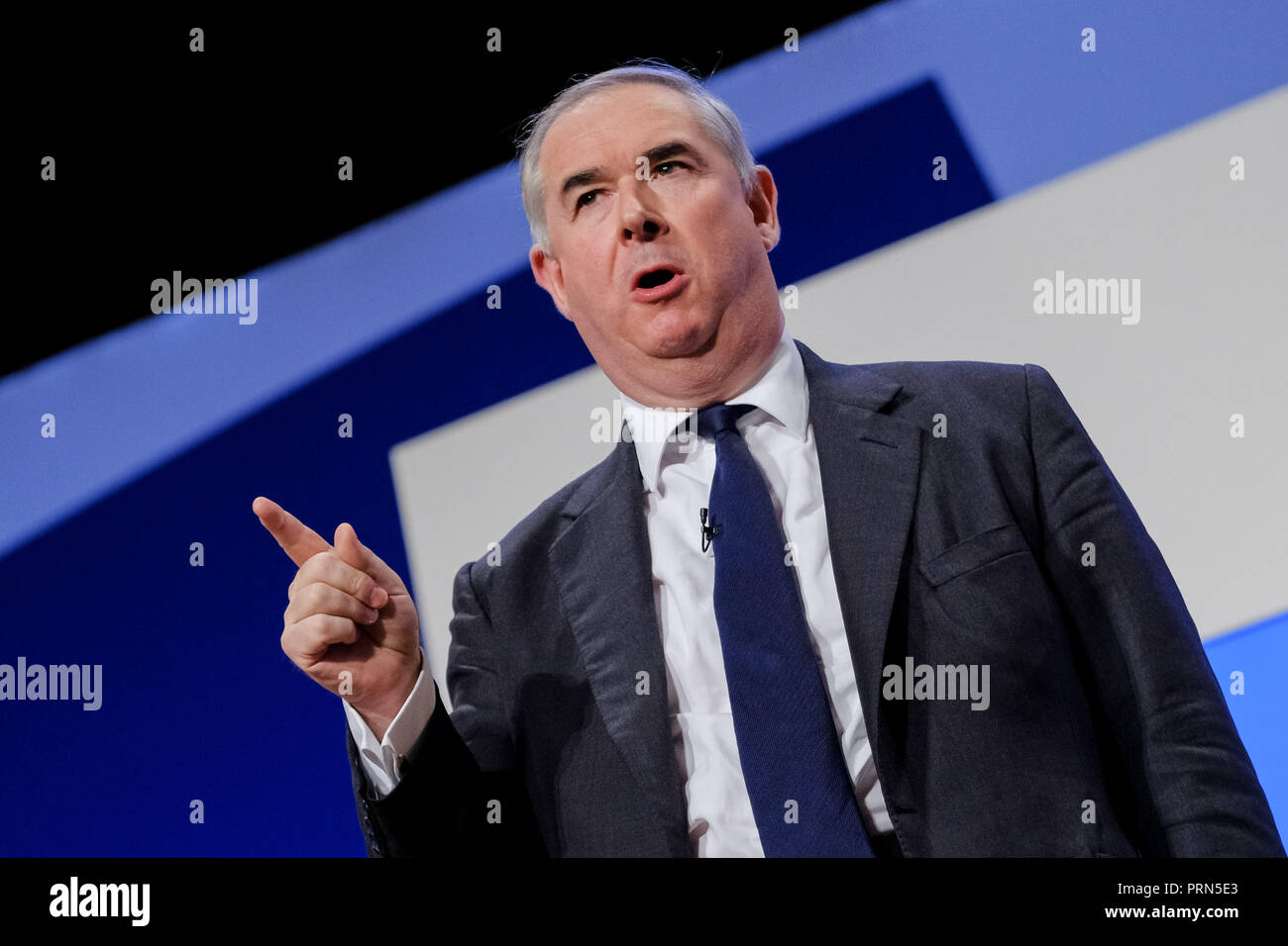 Geoffrey Cox at the Conservative Party Conference on Wednesday 3 ...