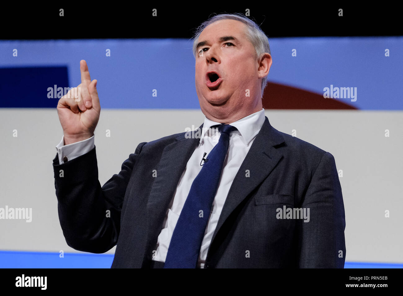 Geoffrey Cox at the Conservative Party Conference on Wednesday 3 ...