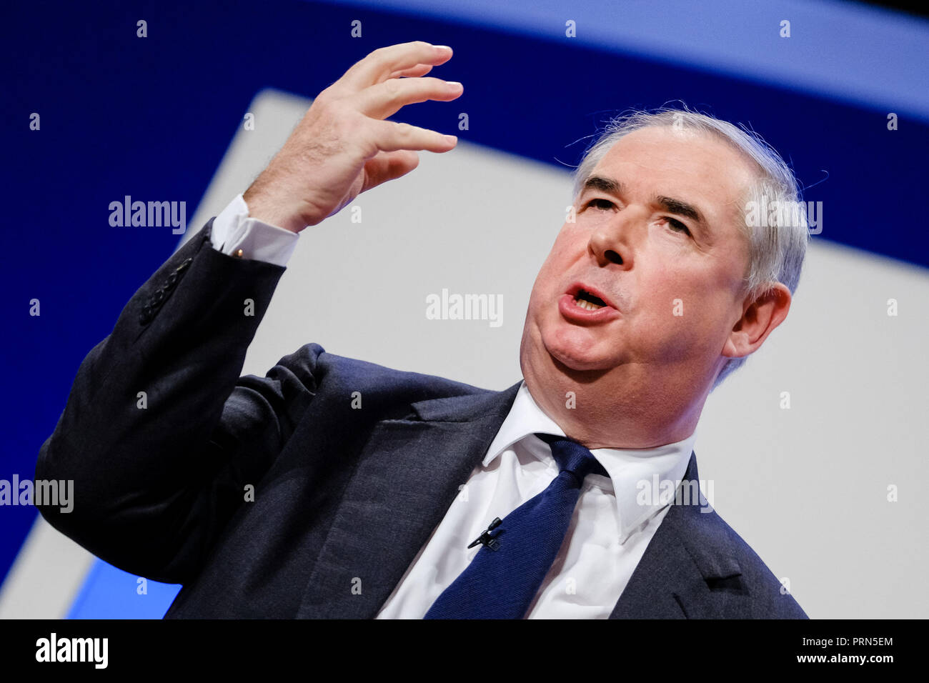 Geoffrey Cox at the Conservative Party Conference on Wednesday 3 ...