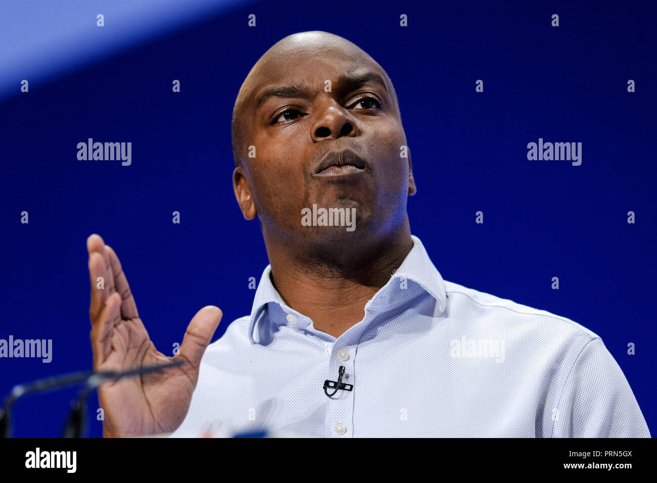 Shaun Bailey at the Conservative Party Conference on Wednesday 3 ...
