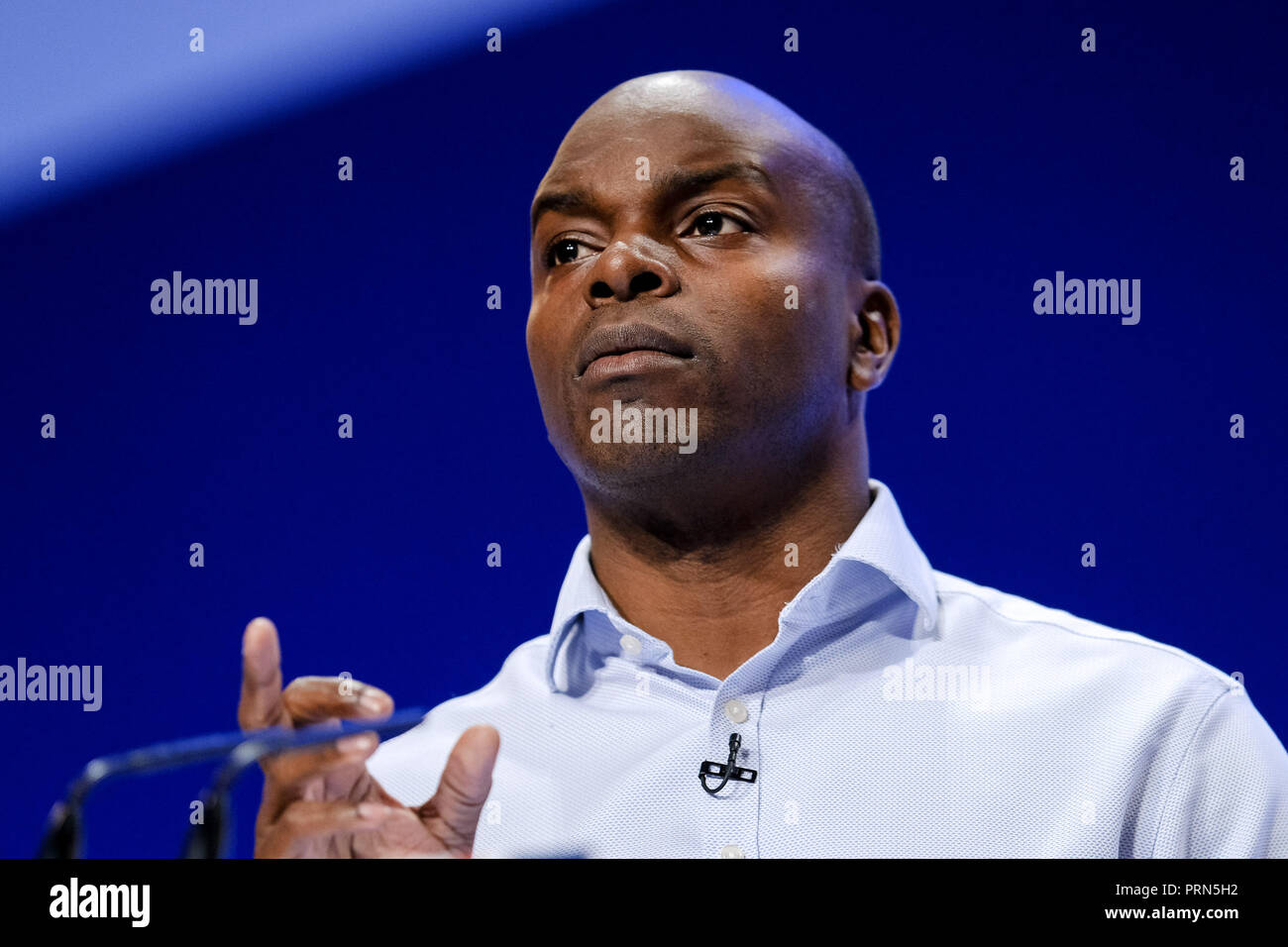 Shaun Bailey at the Conservative Party Conference on Wednesday 3 ...