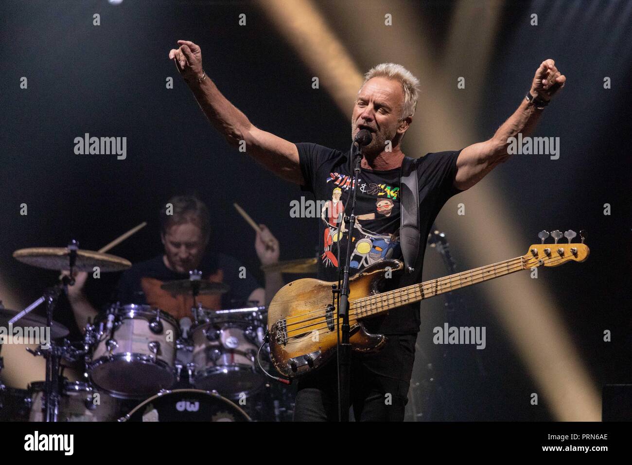 Chicago, Illinois, USA. 2nd Oct, 2018. STING (GORDON SUMNER) of Sting ...