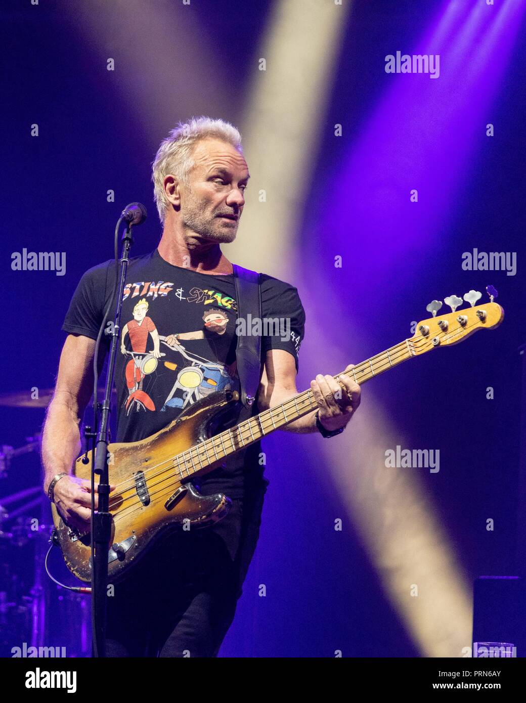 Chicago, Illinois, USA. 2nd Oct, 2018. STING (GORDON SUMNER) of Sting ...