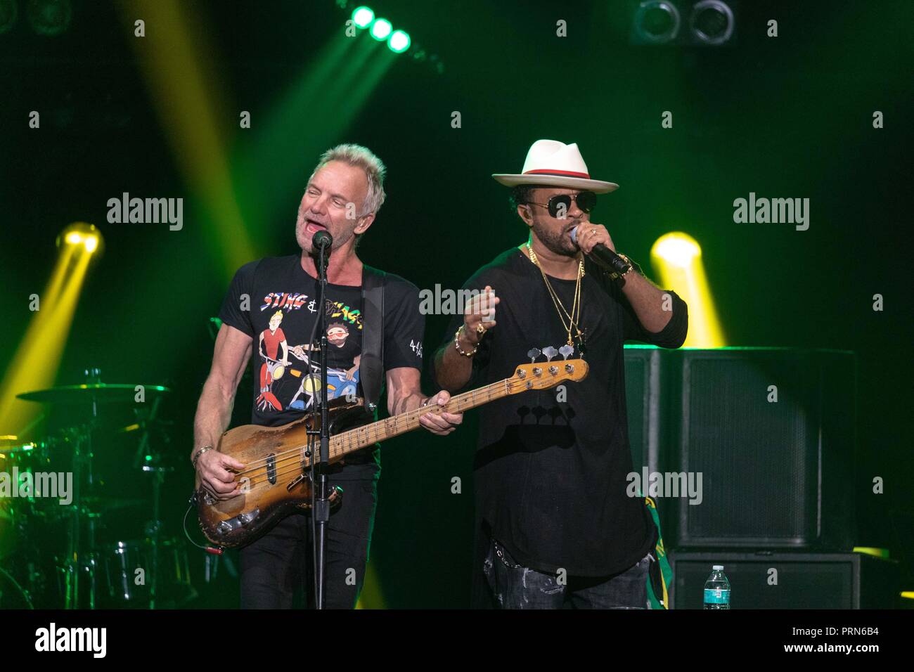 Chicago, Illinois, USA. 2nd Oct, 2018. STING (GORDON SUMNER) and SHAGGY ...