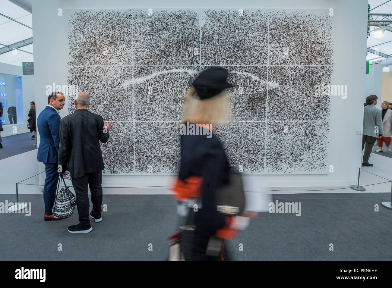 Regents Park, London, UK. 3rd Oct 2018. Spine d'acacia - contatta marzo ...