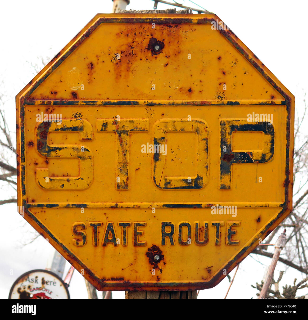 Stop sign in portland hi-res stock photography and images - Alamy