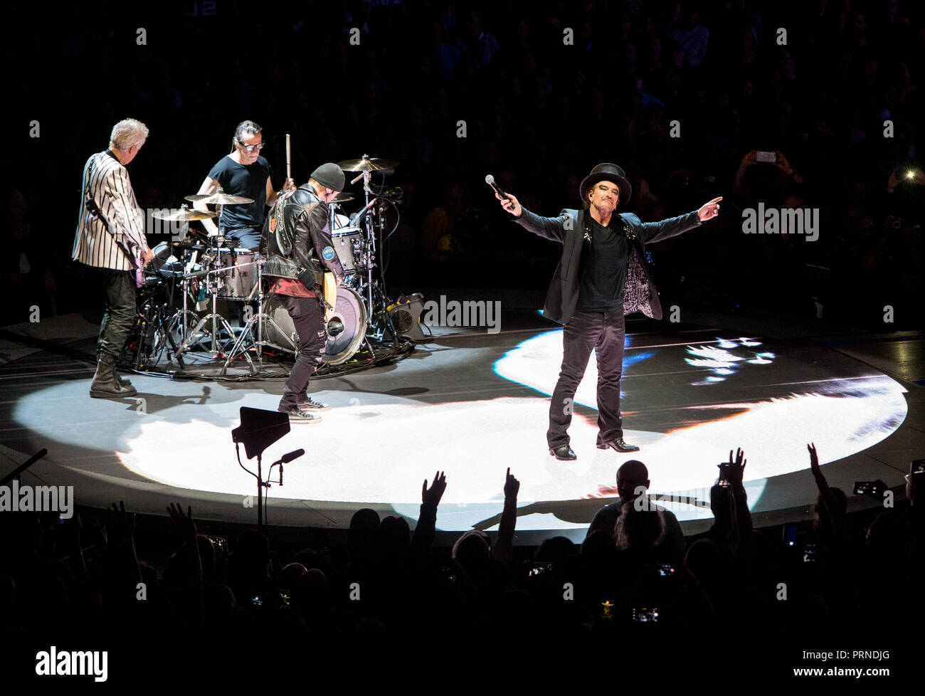 U2 drummer hi-res stock photography and images - Alamy