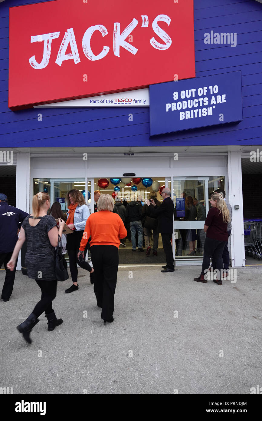 Tesco jacks hi-res stock photography and images - Alamy