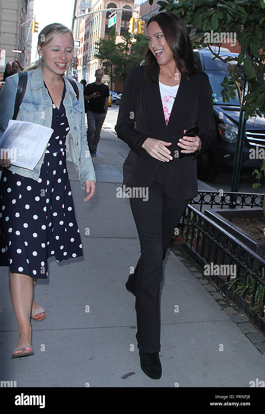 New York, NY, USA. 3rd Oct, 2018. Isa Hackett at Build Series promoting ...