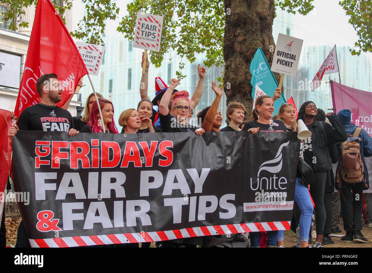 Leicester Square, London - 3rd October 2018. McDonald’s, Wetherspoons ...