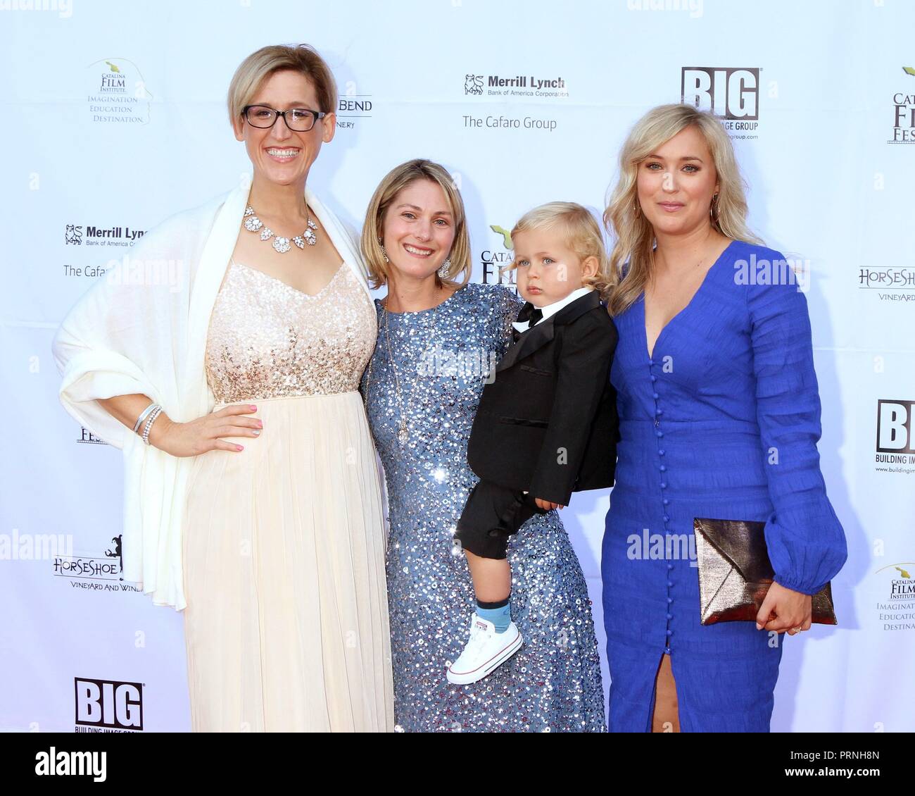 Long Beach, CA. 29th Sep, 2018. Meghan Brenner, Tricia Russo, Grayson ...