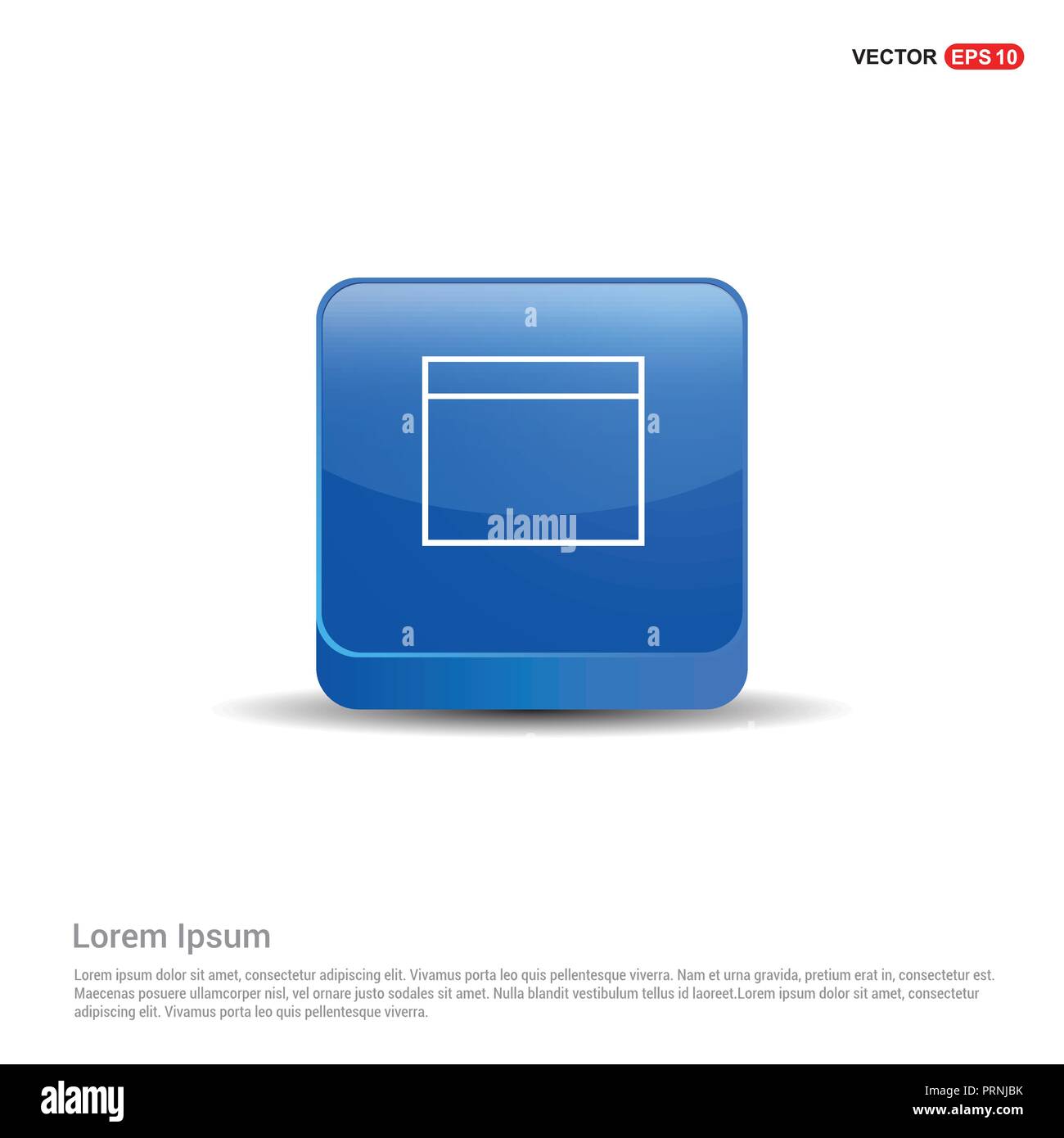 Sticky Note Icon - 3d Blue Button Stock Vector Image & Art - Alamy