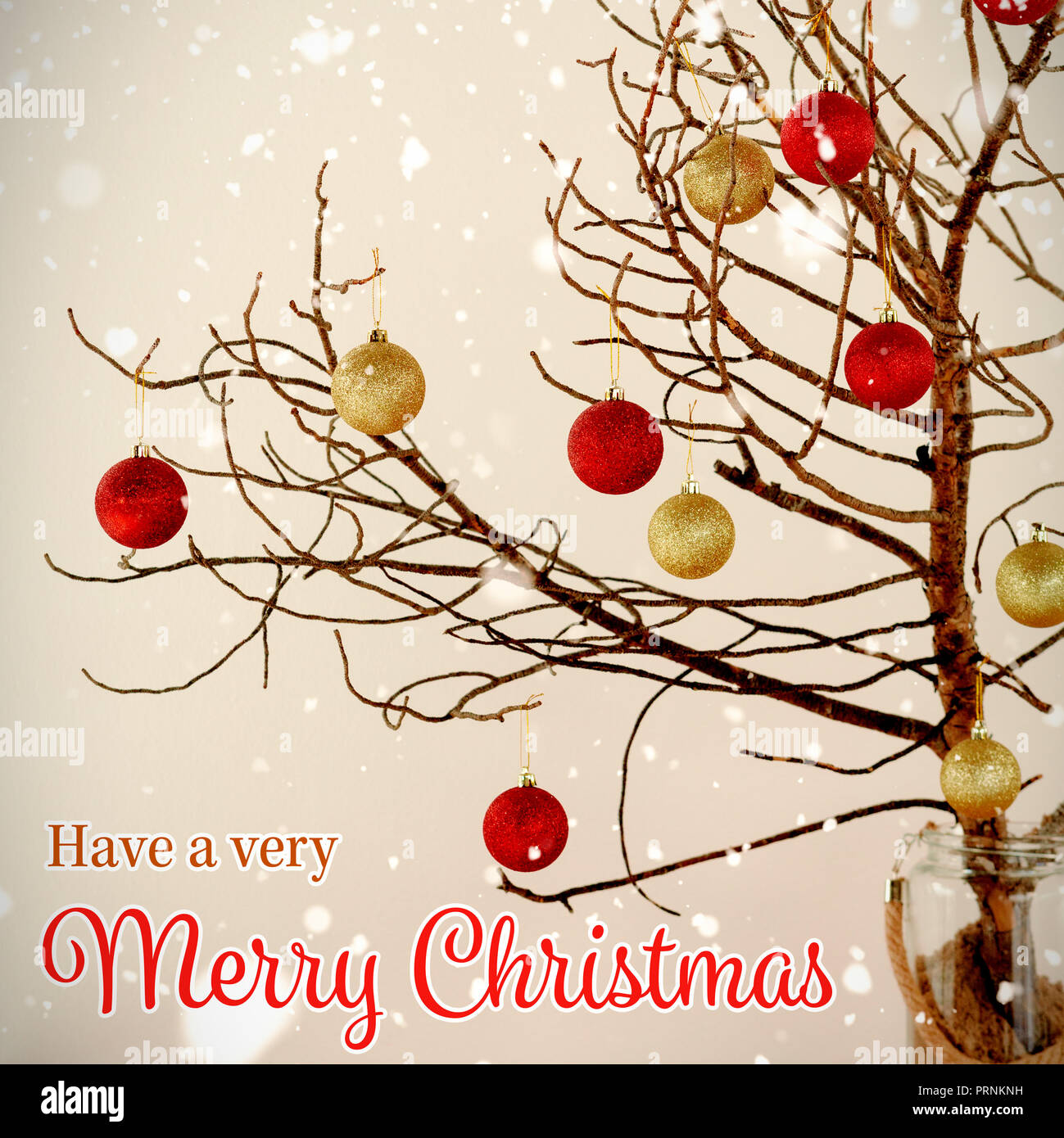 Christmas minimal card gold hi-res stock photography and images - Alamy