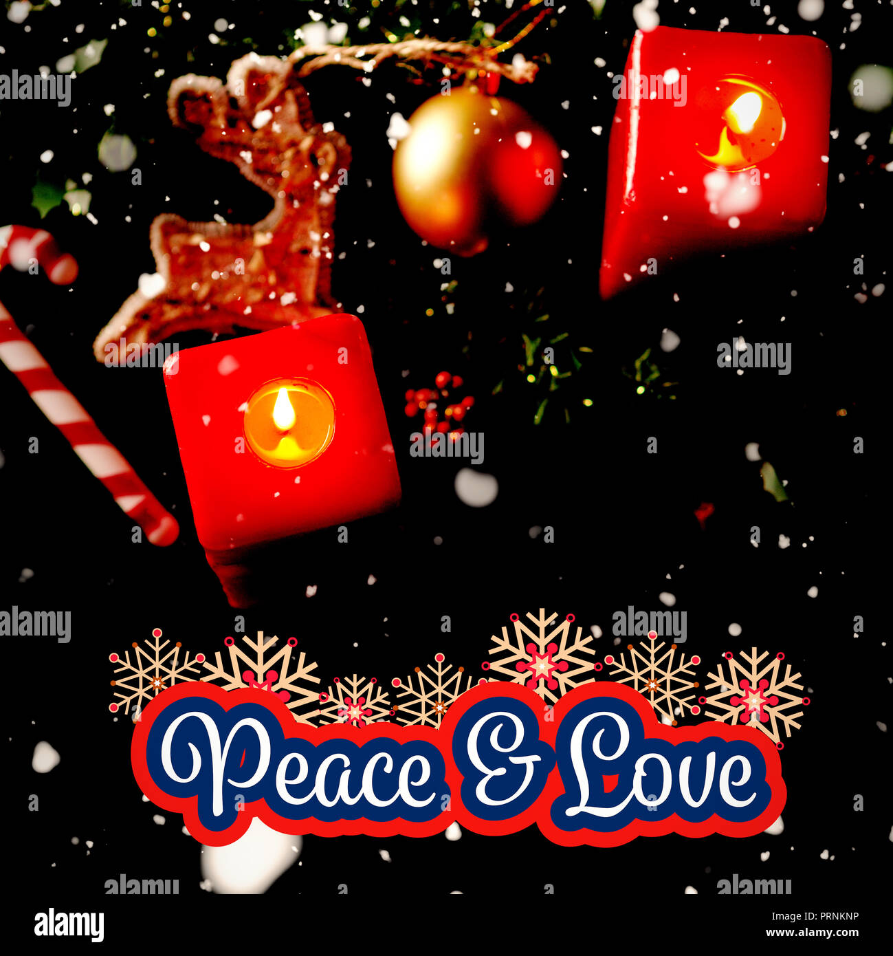 Composite image of peaceful message Stock Photo - Alamy