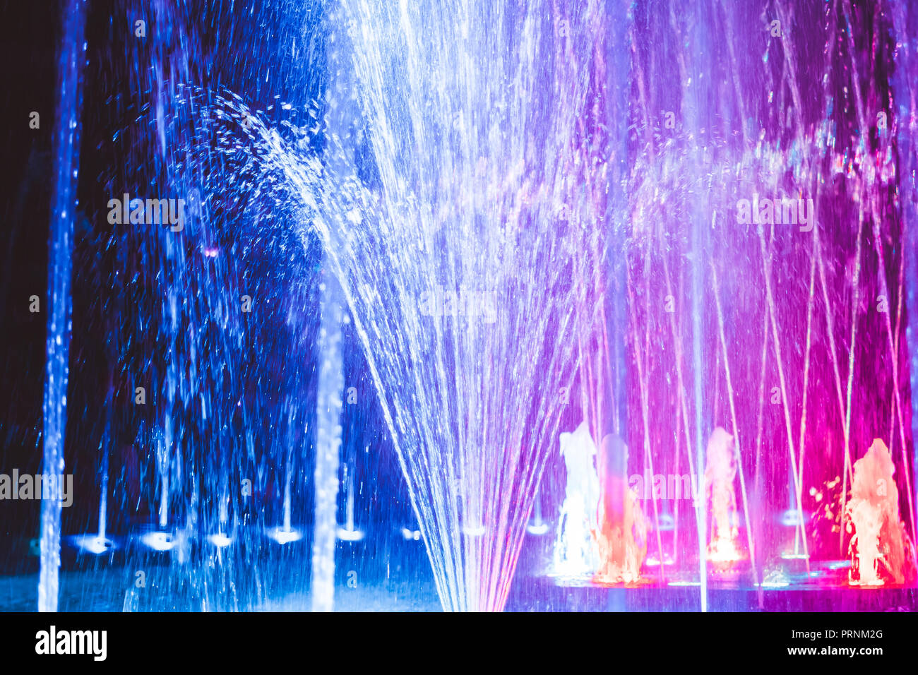 Colored Water Fountain High Resolution Stock Photography and Images - Alamy