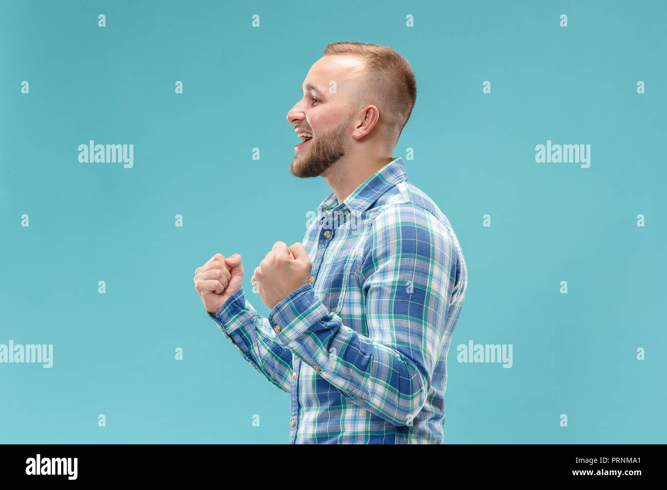 I won. Winning success happy man celebrating being a winner. Dynamic ...