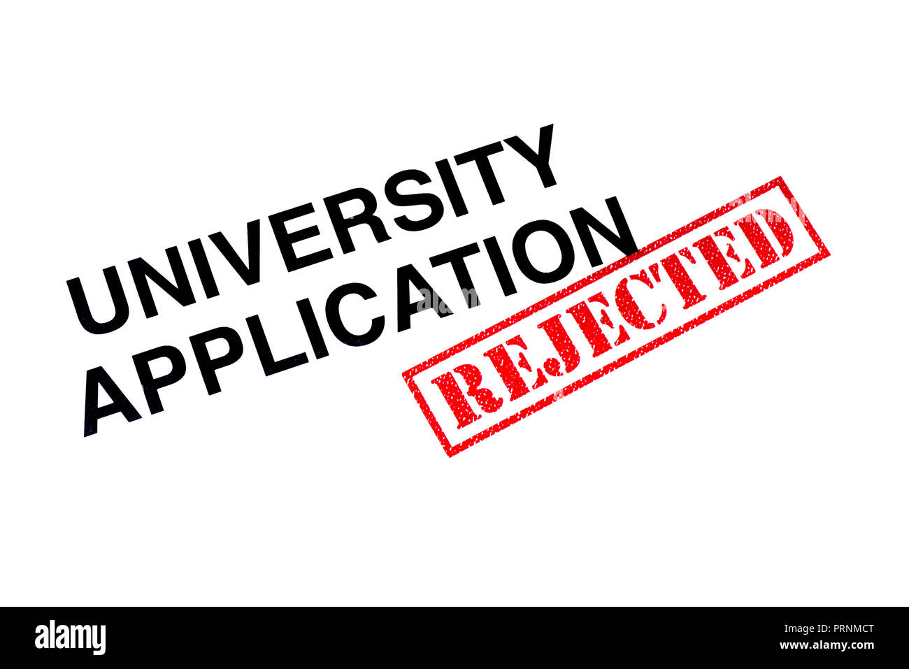 Unsuccessful application Cut Out Stock Images & Pictures - Alamy