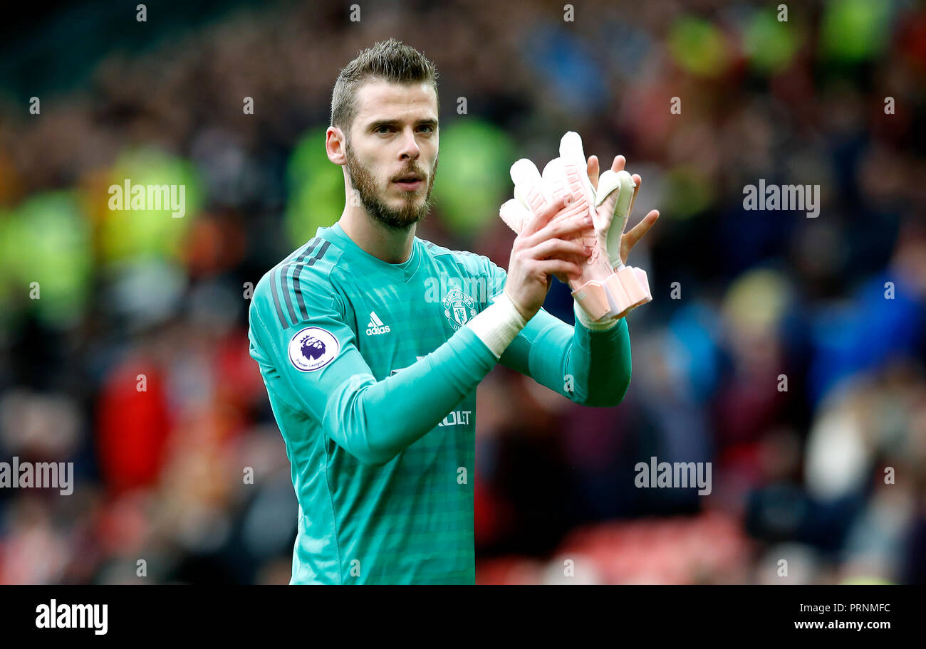 Manchester United goalkeeper David de Gea Stock Photo - Alamy