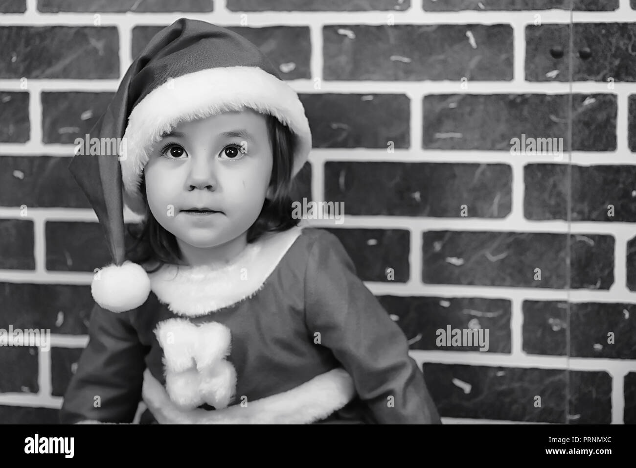 Santa Claus with kids Stock Photo - Alamy