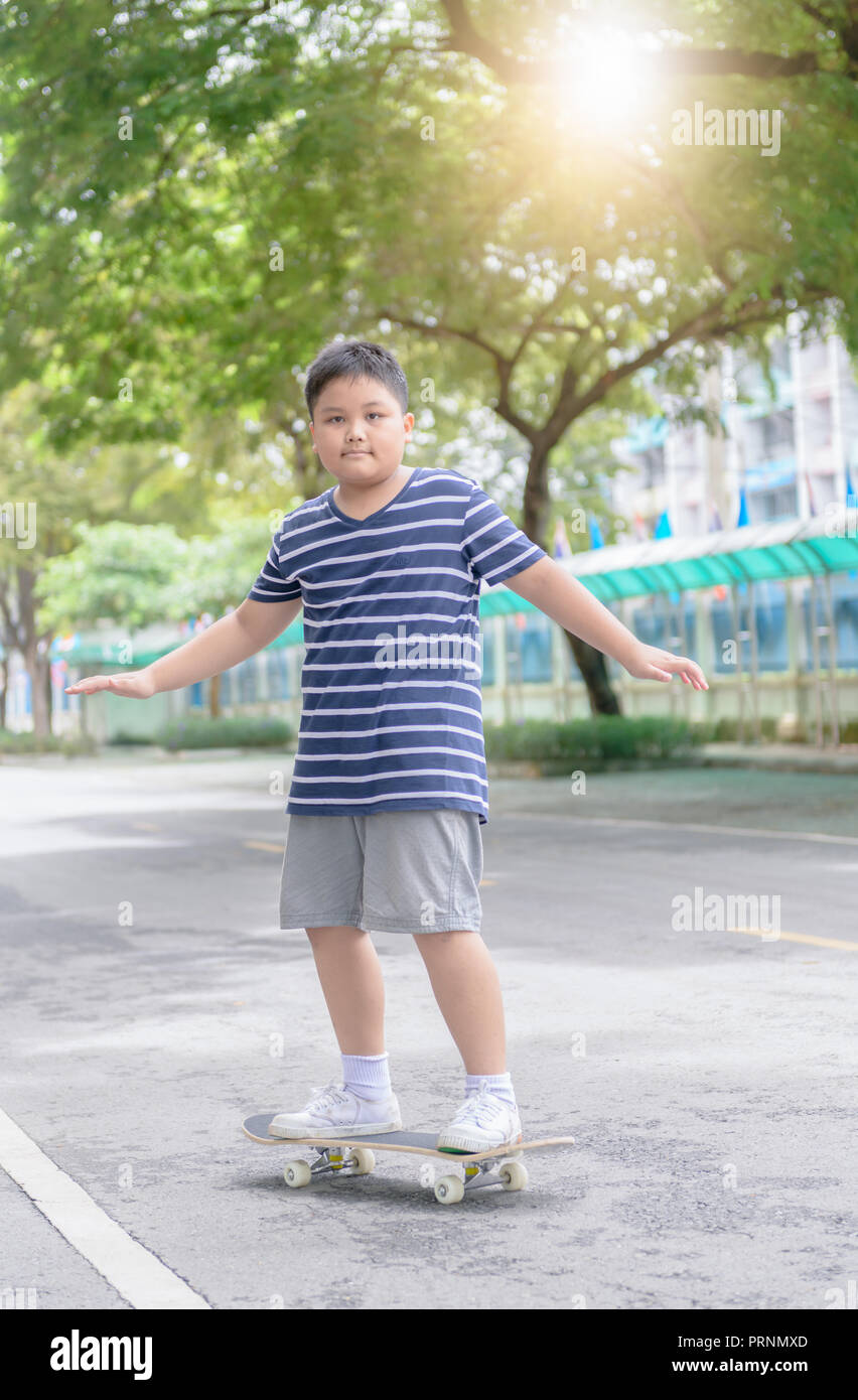 Child obese active hi-res stock photography and images - Alamy