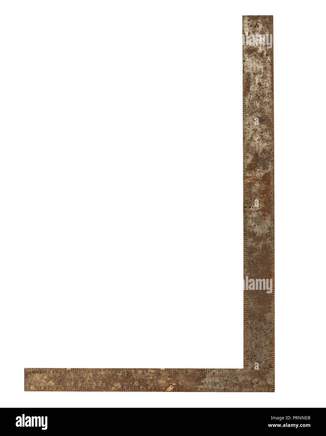 Old, rusty carpenters square Stock Photo - Alamy