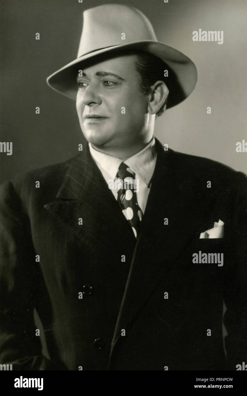 Italian comedian Luigi Catoni, 1920s Stock Photo - Alamy